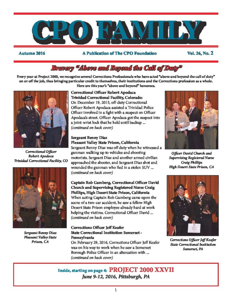Family Magazine • Correctional Peace Officers Foundation