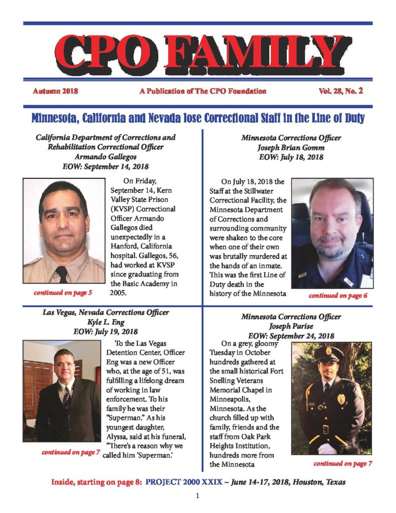 Family Magazine • Correctional Peace Officers Foundation