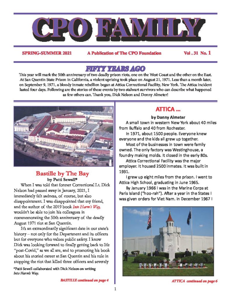 Family Magazine • Correctional Peace Officers Foundation