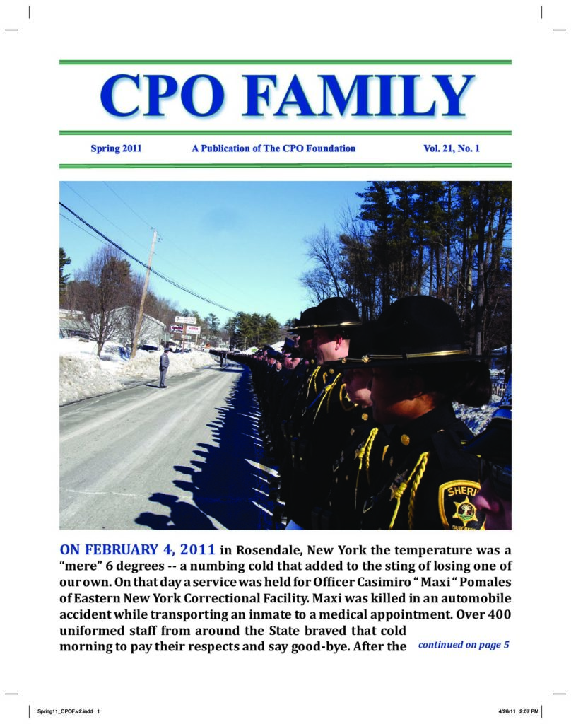 Family Magazine • Correctional Peace Officers Foundation