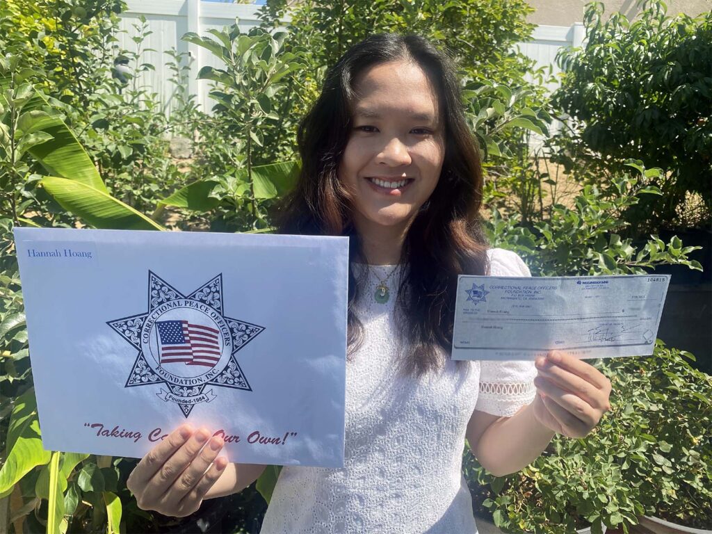 Hannah Hoang – Scholarship Recipient • Correctional Peace Officers ...